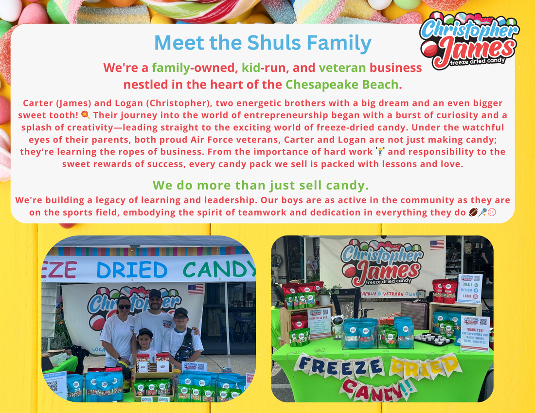 Christopher James Candy Company | Freeze-Dried Candy in Calvert Count